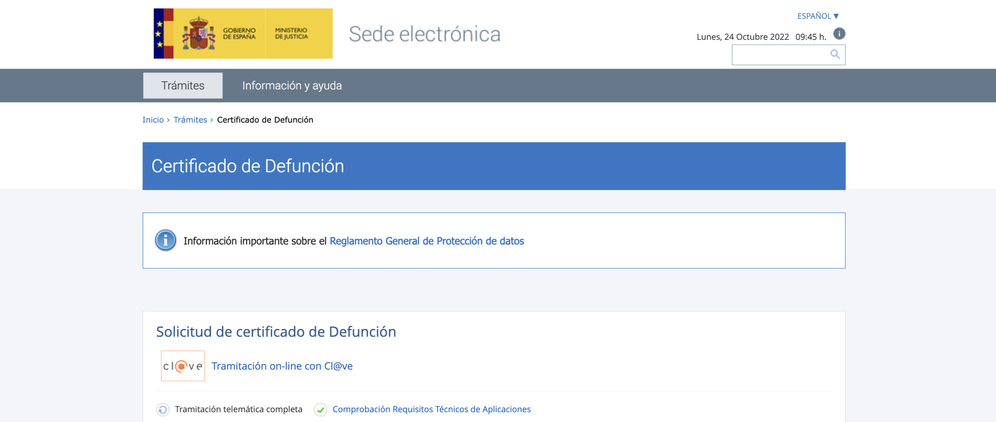 Certificado de defunción ¿Cómo solicitarlo?